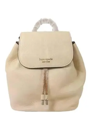 Kate Spade New York Grained Leather Backpack - Neutrals