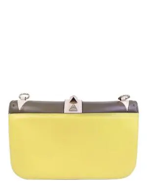 Valentino Garavani Glam Lock Chain Shoulder Bag - Yellow