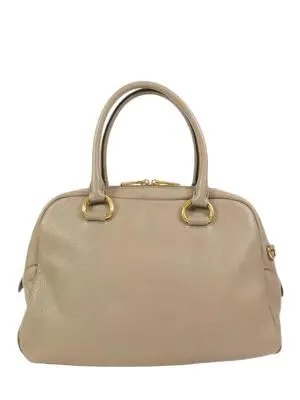 Prada Leather Shoulder Bag - Neutrals