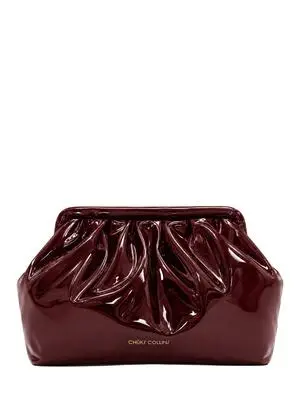 CHUKS COLLINS Eden Gather Handbag - Red