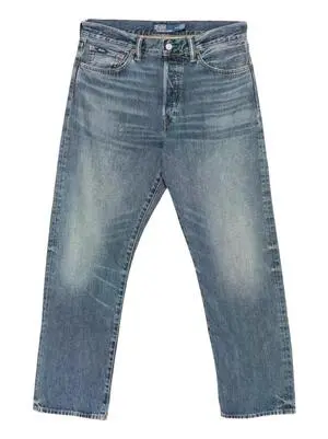 Polo Ralph Lauren Belt-loop Buttoned Jeans - Blue