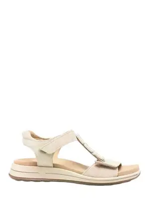 ARA Osaka Embellished Touch-strap Sandals - Neutrals