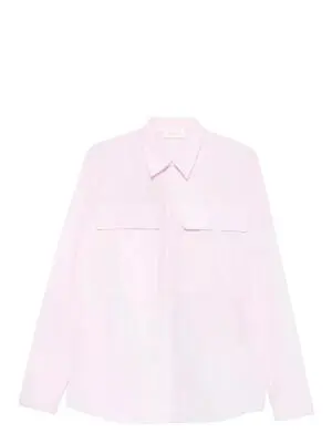 VICOLO Vertical Stripe Shirt - Pink