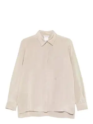 Max Mara Geranio Silk Shirt - Neutrals