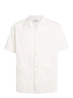 Oliver Peoples Cotton Cuban Shirt - White