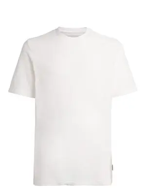 Oliver Peoples Organic Cotton Rib-knit Lynton T-shirt - Beige