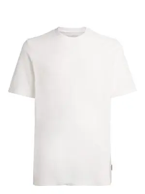 Oliver Peoples Organic Cotton Rib-knit Lynton T-shirt - Beige