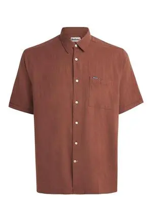 Barbour Cotton Ripstop Kingswood Shirt - Brown