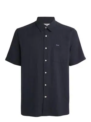 Barbour Cotton Ripstop Kingswood Shirt - Navy