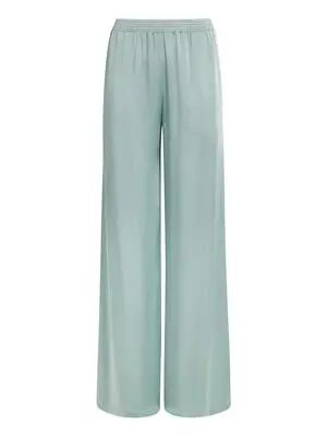 Fabiana Filippi Satin Beaded Trousers - Green