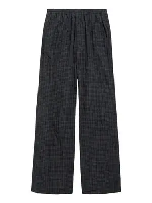 Balenciaga Cotton Check Track Sweatpants - Gold