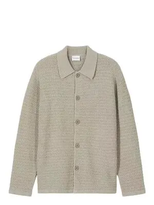 Closed Waffle-knit Button-up Cardigan - Neutrals