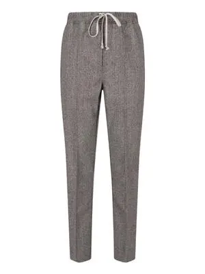 Rick Owens Drawstring Waist Trousers - Gray