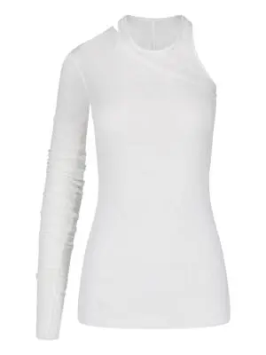 Rick Owens Asymmetrical Cut Out Top - No