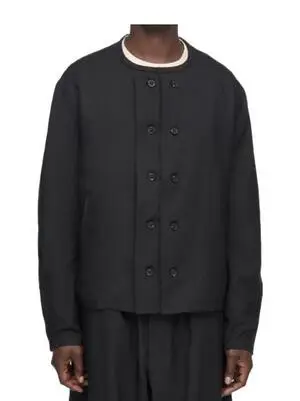 Y3 Adaptive Collarless Blouson Jacket - Black