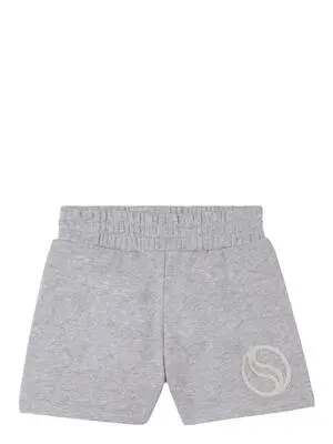 Stella McCartney Logo Detail Elasticated Waist Shorts - Grey