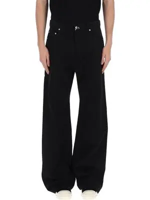 Rick Owens Cotton Flared Jeans - Black
