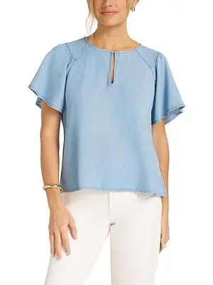 MATTY M Hayden Top - Chambray