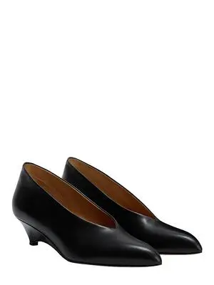 JIL SANDER Arc Pumps - Black