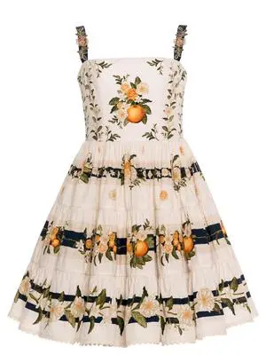 Agua Bendita Lima Valle Tiered Mini Dress - Multicolor