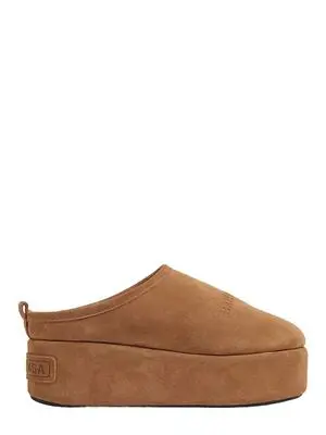 Balenciaga Soft Platform Mules - Brown