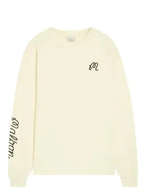MALBON Gorse Logo-print Cotton T-shirt - Cream