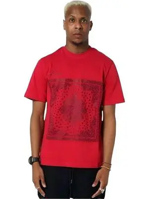HOUSE OF CENMAR Cenmar Carpet Printed T-shirt - Deep Red