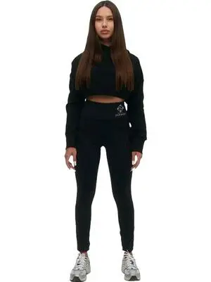 HOUSE OF CENMAR (wmns) House Of Cenmar Leggings With Logo Print 'black'