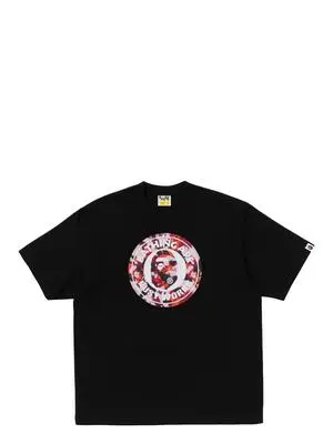 A BATHING APE Map Camo Busy Works Relaxed Fit T-shirt - Black