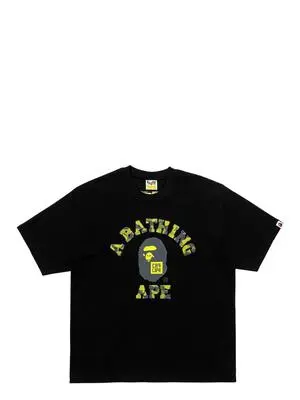 A BATHING APE A Bathing Ape X Cristiano Ronaldo Cr7 Life College Relaxed Fit T-shirt 'black' Black
