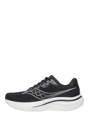 Saucony Ride 19 Athletic Sneakers - Black/silver