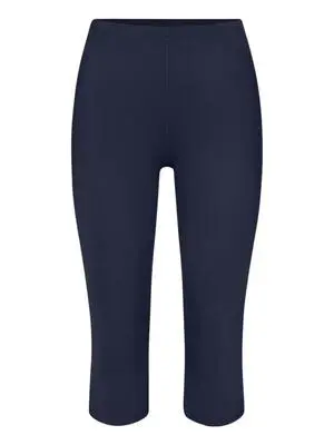 Nike X Skims Shine High-waisted 17" Leggings With Drawcord - Navy