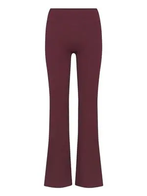 Nike X Skims Matte High-waisted Slim Flared Leggings - Currant