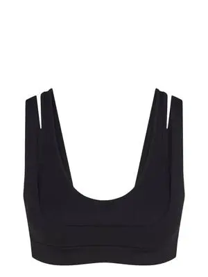 Nike Nike X SKIMS Matte Double Strap Scoop Bra Obsidian