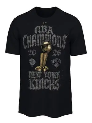 Nike New York Knicks 2025-26 Champions T-shirt - Black