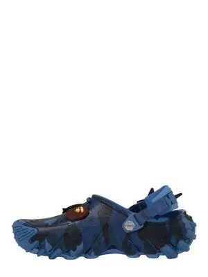 A BATHING APE X Crocs Echo Camouflage Clogs - Navy
