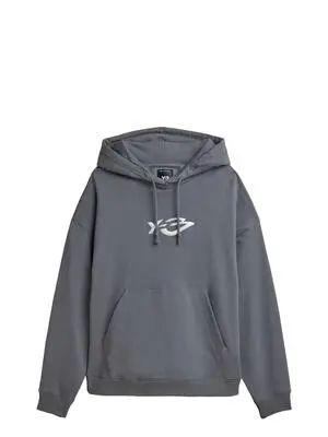 Adidas Y-3 French Terry Liquid Logo Hoodie - Grey Five