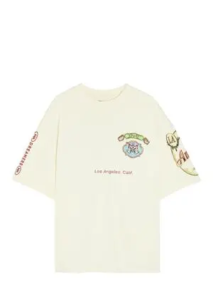 Amiri Vista Hj Skate Printed Cotton T-shirt - Ivory