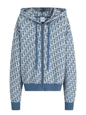 Dior Riviera Zipped Cardigan With Hood - No