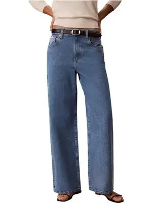 Calvin Klein Wide Leg Jeans - Blue