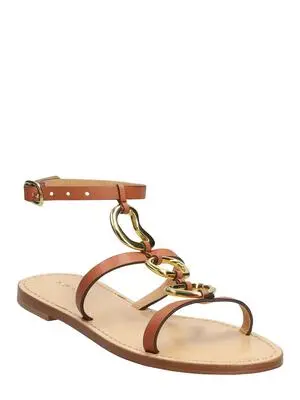 AMANU The Bazaruto Leather Sandals - Brown