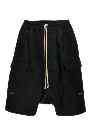 Rick Owens Cargo Pods Shorts - Black