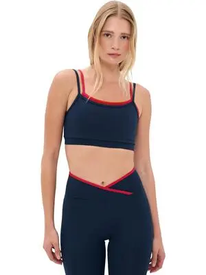 Strut This The Rhodes Bra - Navy/red