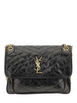 Saint Laurent Niki Shoulder Bag - Black