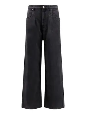Isabel Marant Étoile ISABEL MARANT Rodayna Wide Leg Jeans Multicolor