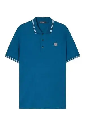 Versace Medusa Polo Shirt - Blue