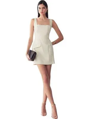 WILLA Krishel Mini Dress - Bone