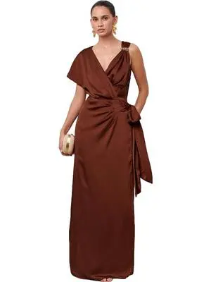 SAVEL Benny Maxi Dress - Rust