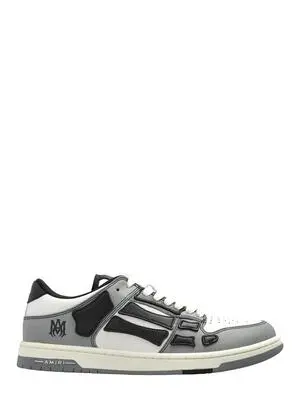 Amiri Varsity Skel Top Low Sneakers - Grey