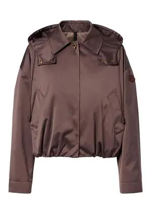 Moncler Chevreuil Hooded Blouson Jacket - Brown